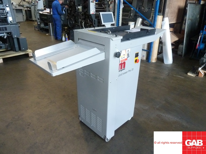 Used Other Machinery morgana autocreaser pro-33 - card creasing machine